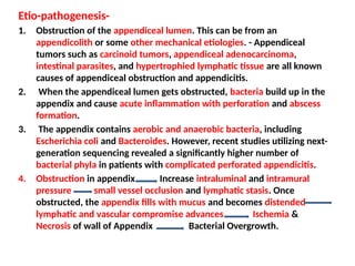 Acute Appendicitis and Homoeopathy...... | PPT