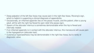 acute appendicitis under general surgery | PPTX
