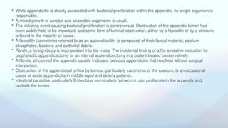 acute appendicitis under general surgery | PPTX