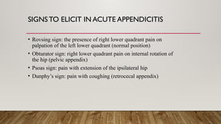 Approach to acute Acute Appendicitis.pptx