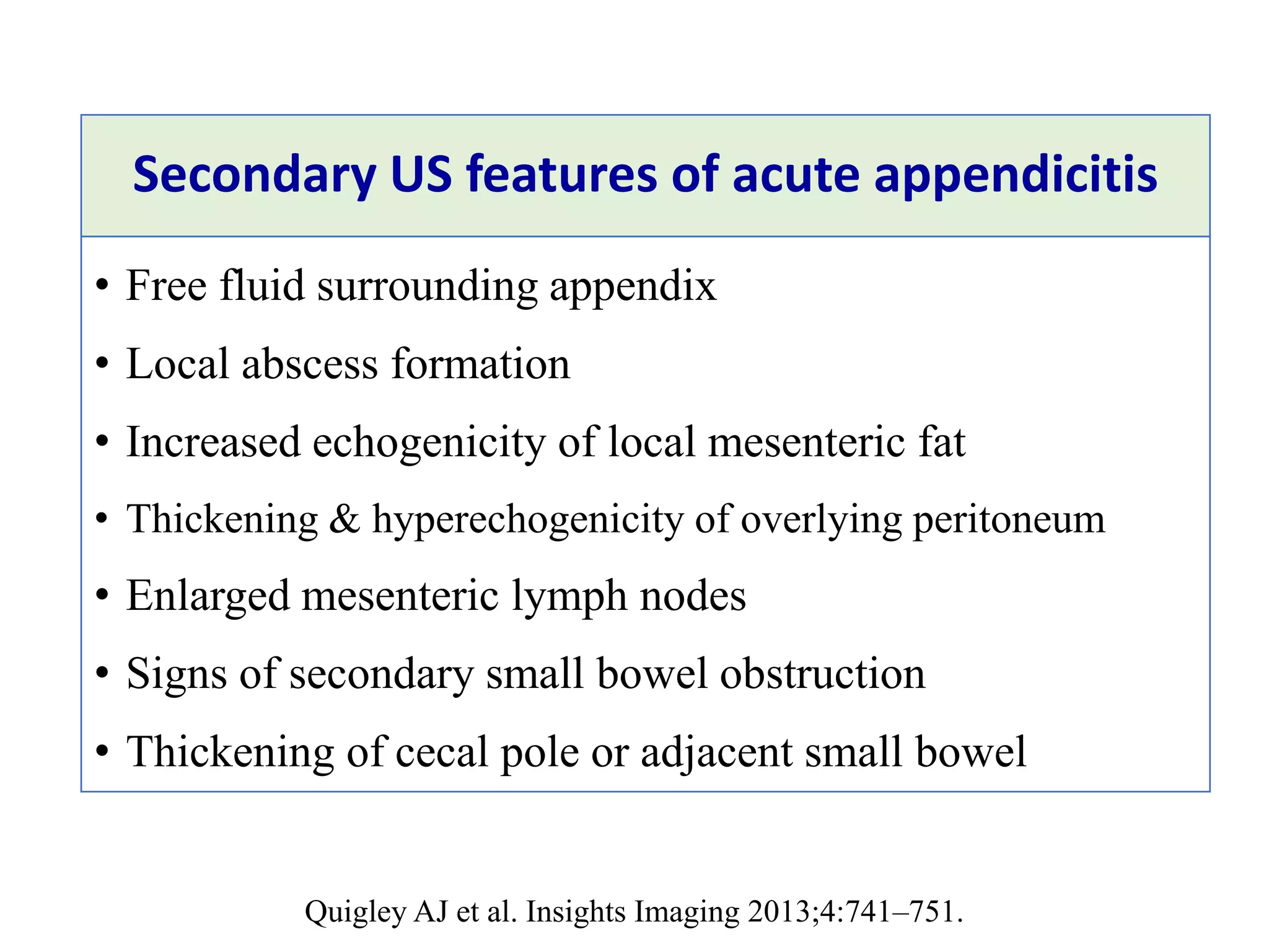 Acute appendicitis - Ultrasound first | PPTX