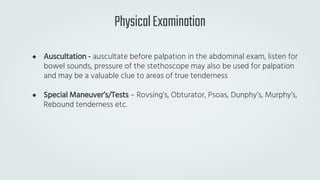 Acute appendicitis and Acute Abdominal Pain | PPTX