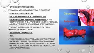 Acute appendicitis easy to diagnose | PPT