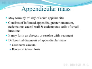 Acute Appendicitis | PPTX | Digestive Disorders | Diseases and Conditions