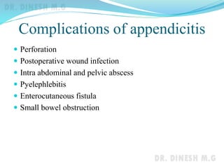 Acute Appendicitis | PPTX | Digestive Disorders | Diseases and Conditions
