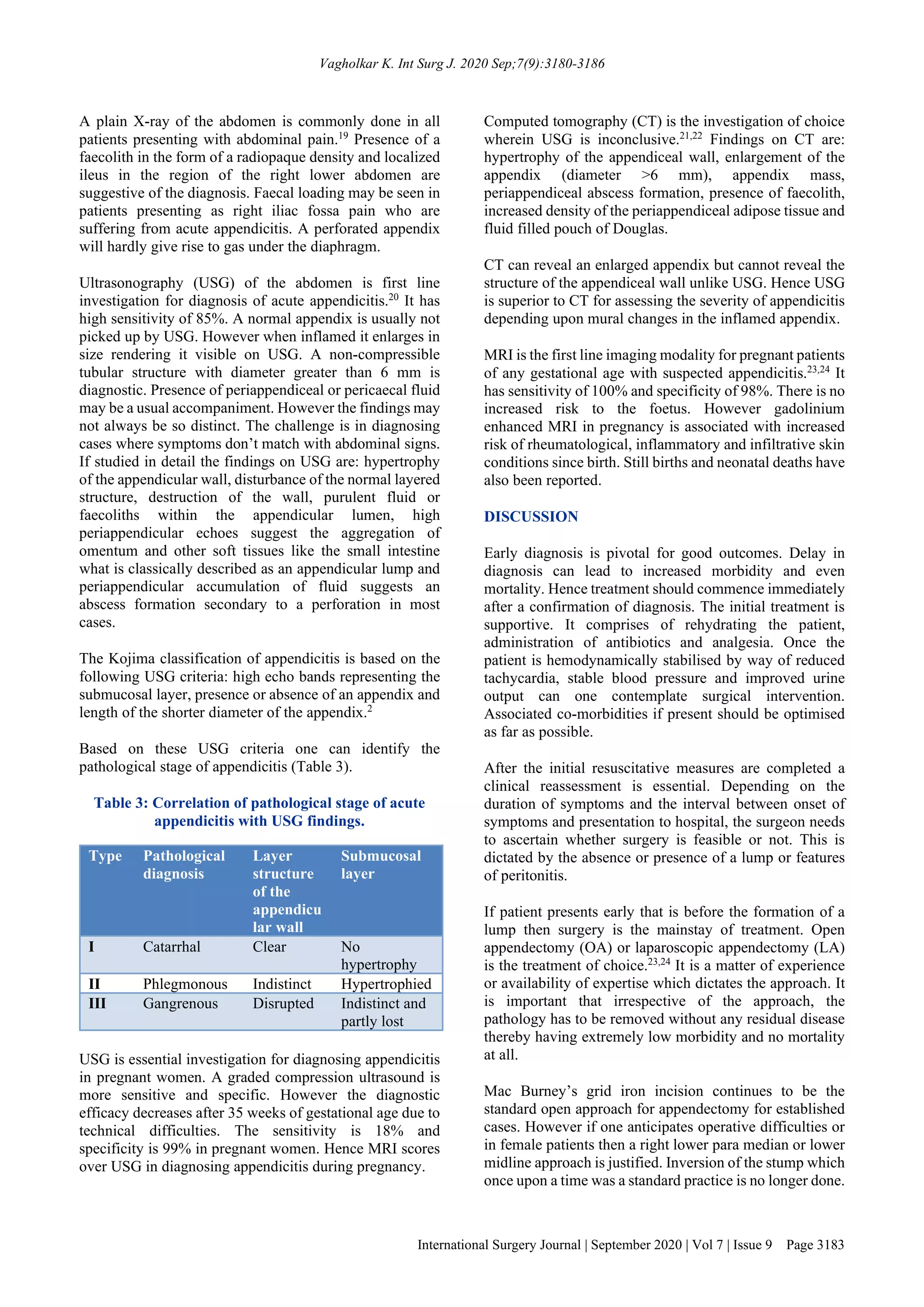 Acute appendicitis in adults | PDF