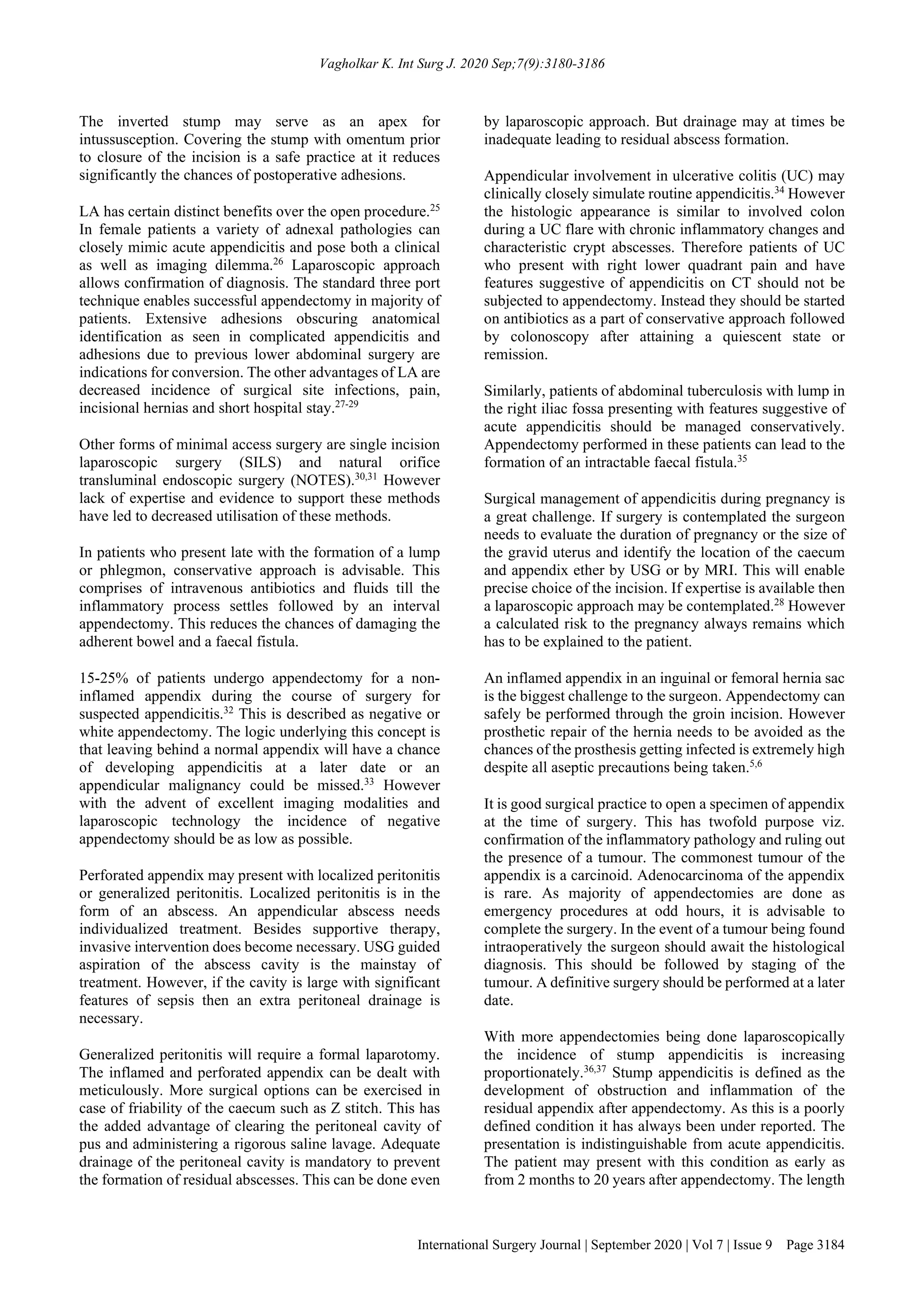 Acute appendicitis in adults | PDF