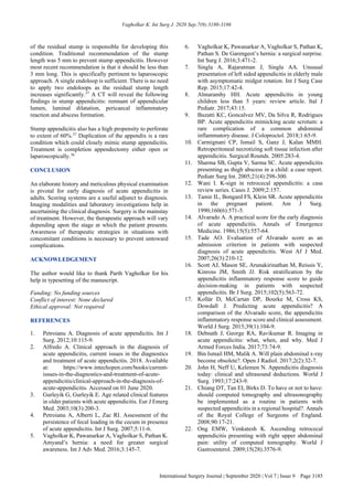 Acute appendicitis in adults | PDF