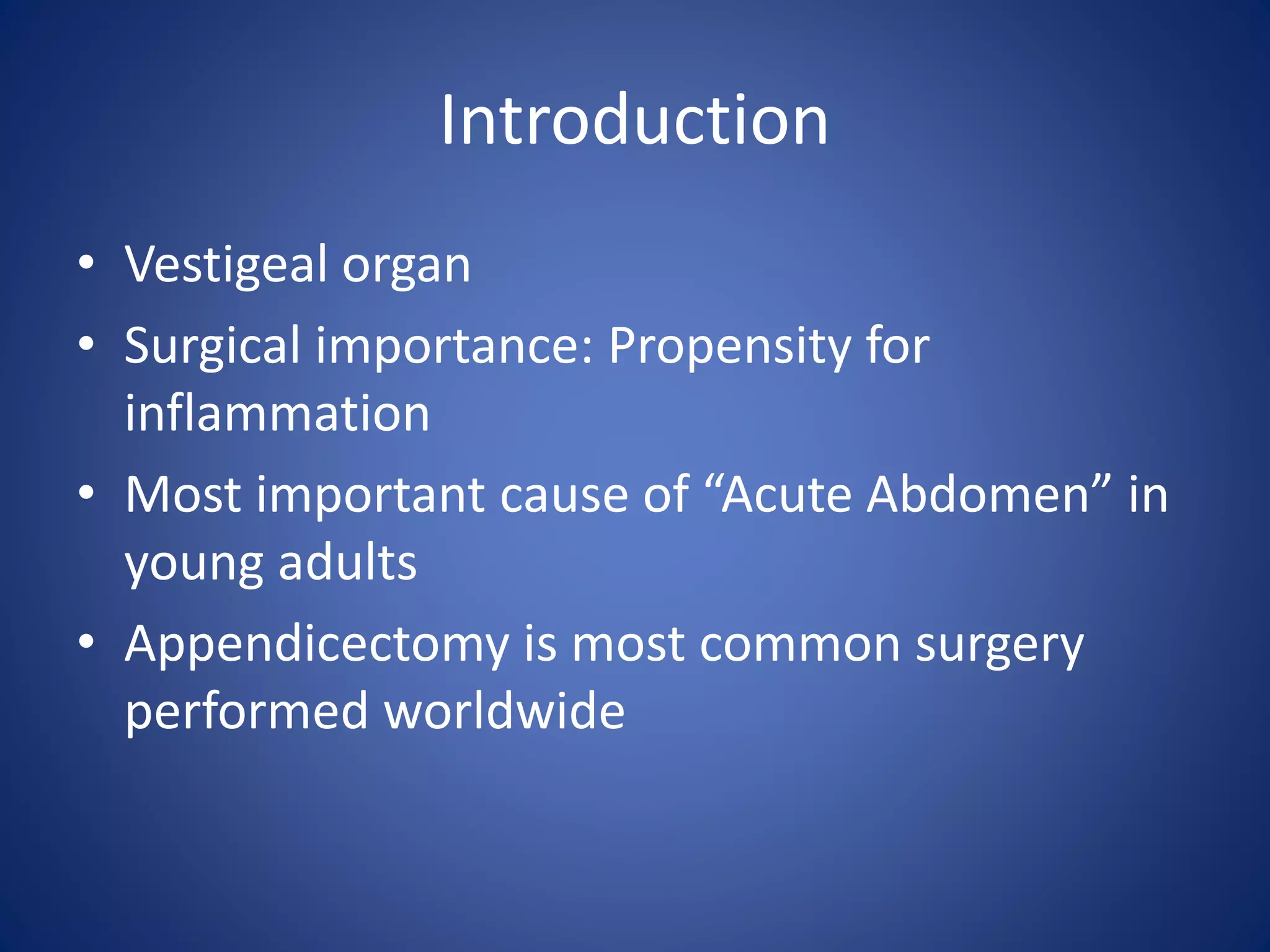 Acute appendicitis &lump | PPTX