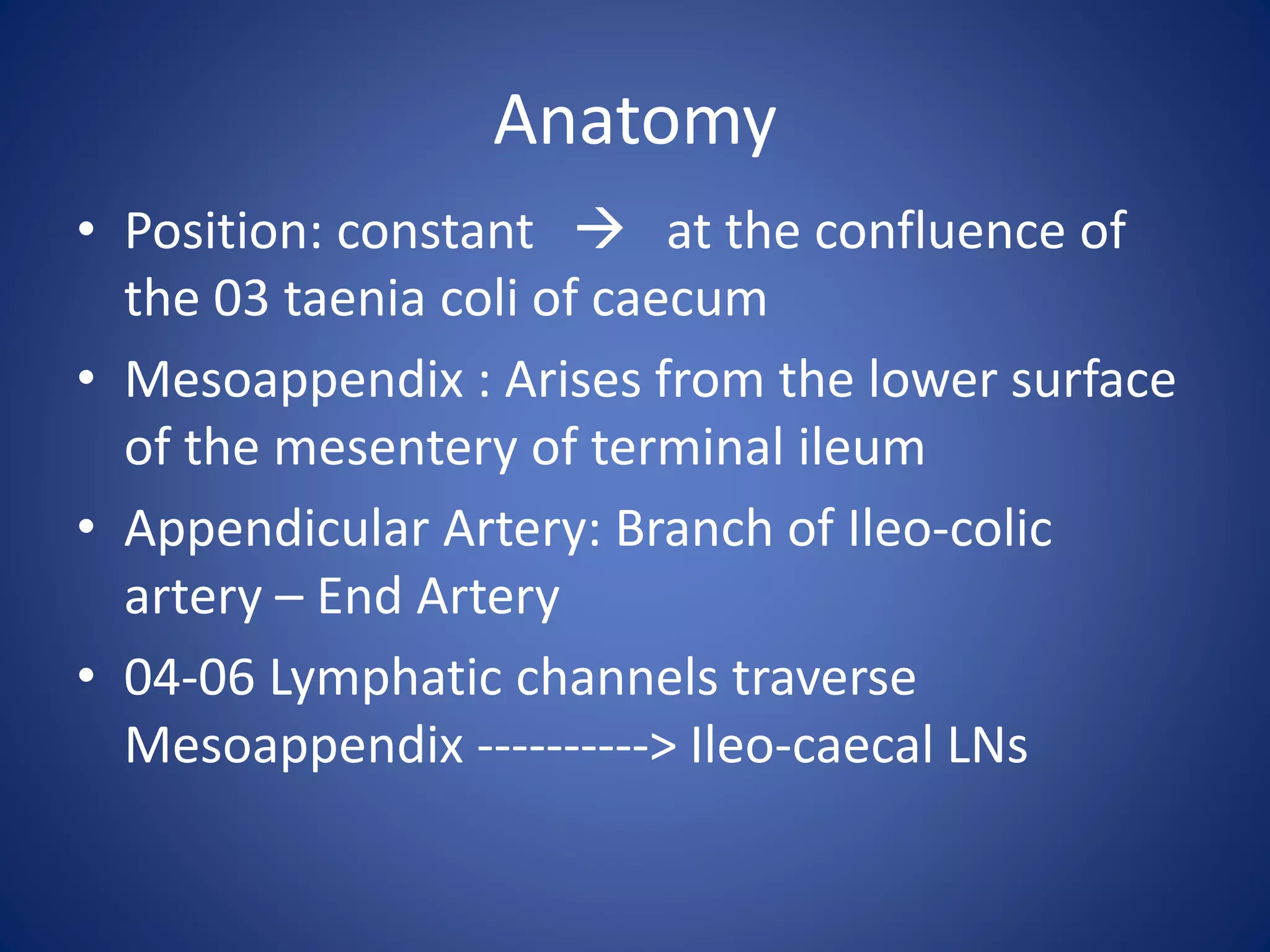 Acute appendicitis &lump | PPTX