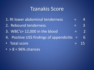 Acute appendicitis &lump | PPTX
