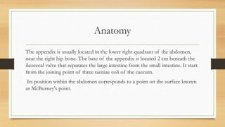 Acute appendicitis presentation | PPTX