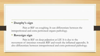 Acute appendicitis presentation | PPT