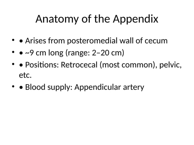 Acute_Appendicitis_ management and causes Presentation.pptx