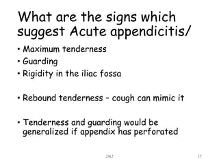 Acute appendicitis | PPTX