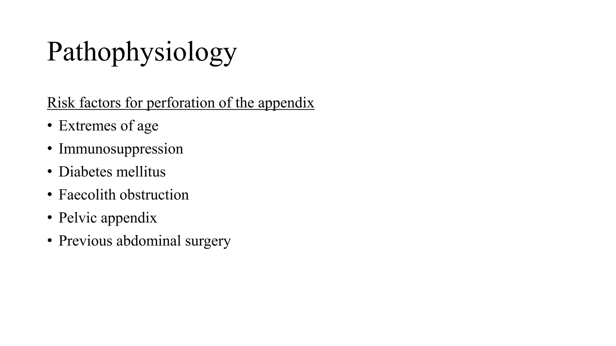 Acute Appendicitis | PPTX