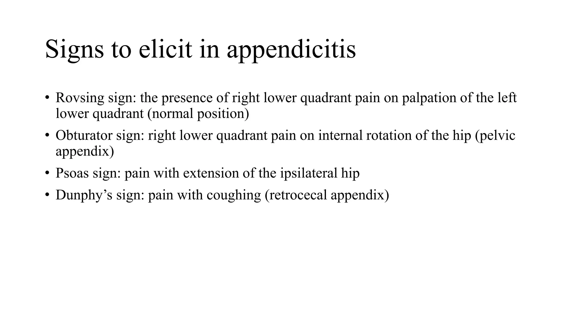 Acute Appendicitis | PPTX