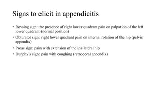 Acute Appendicitis | PPTX