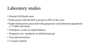 Acute Appendicitis | PPTX