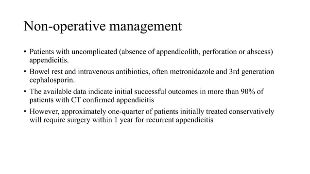 Acute Appendicitis | PPTX