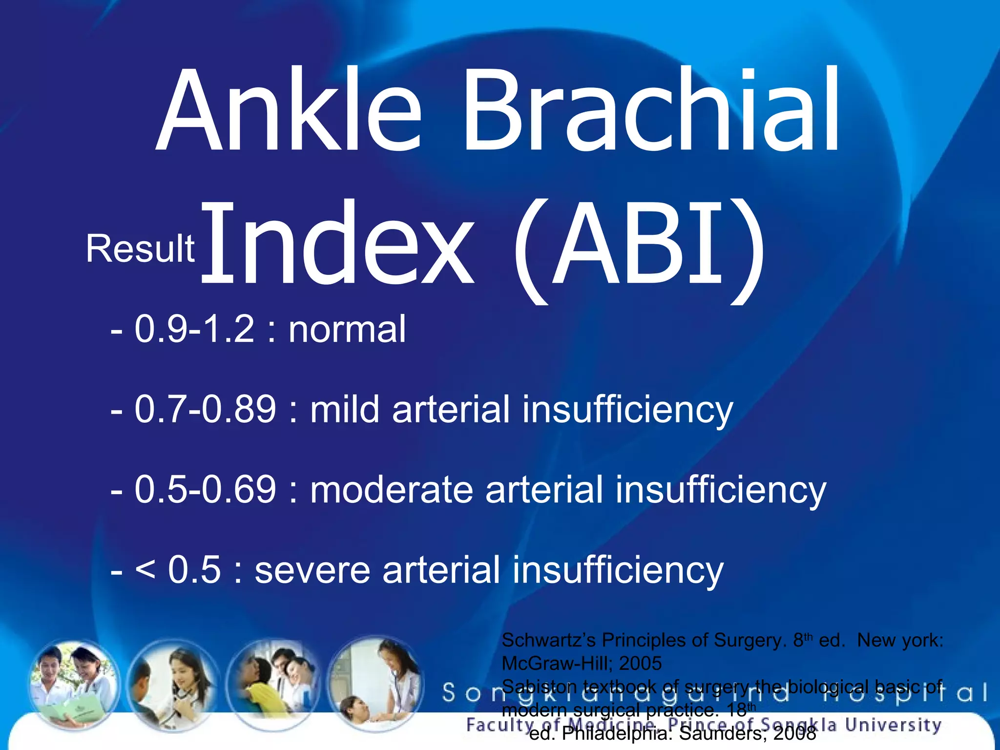 TAEM10:Acute arterial occlusion | PPT