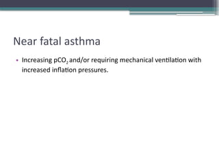 Management of Acute Asthma - Approach for Medical Students | PPTX