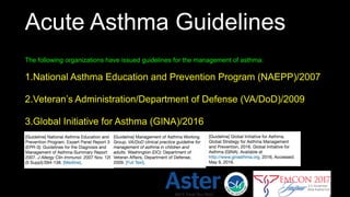 Acute asthma what is new? | PDF