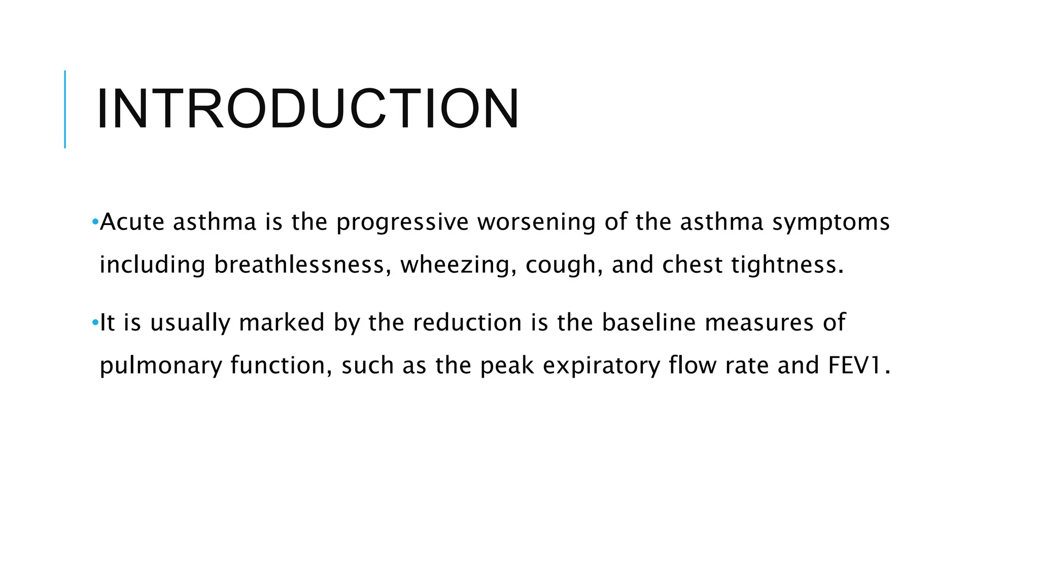 Acute_asthma presentation slides for education | PPT
