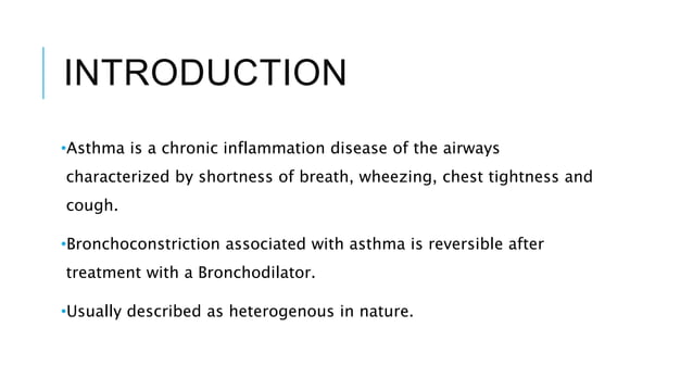Acute_asthma presentation slides for education | PPT