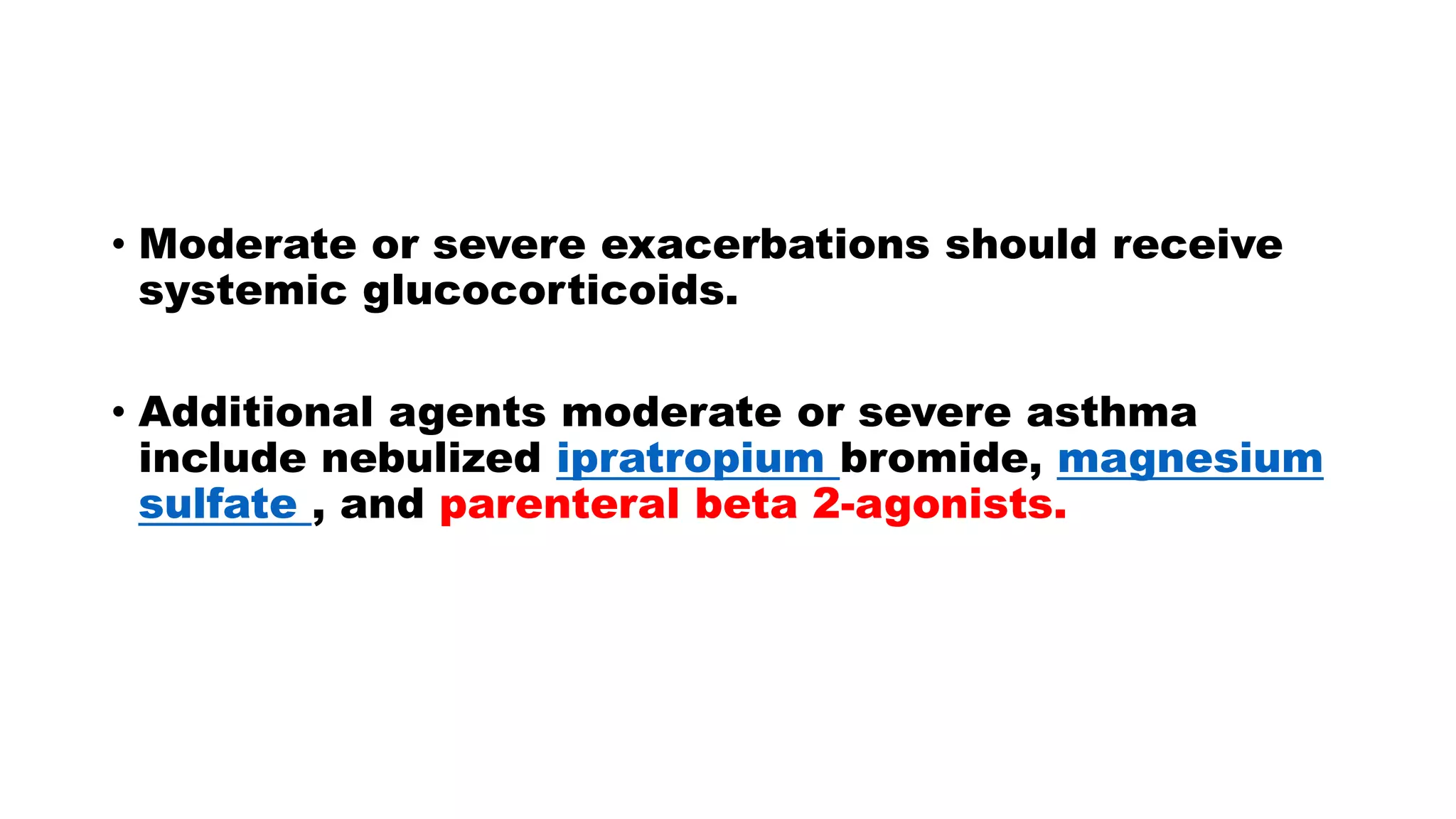 Acute asthma exacerbations in children | PPTX