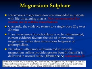 Acute Asthma in ED | PDF