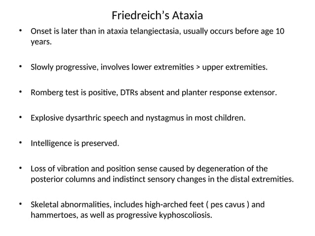 Approach to a child with acute ataxia ppt | PPT