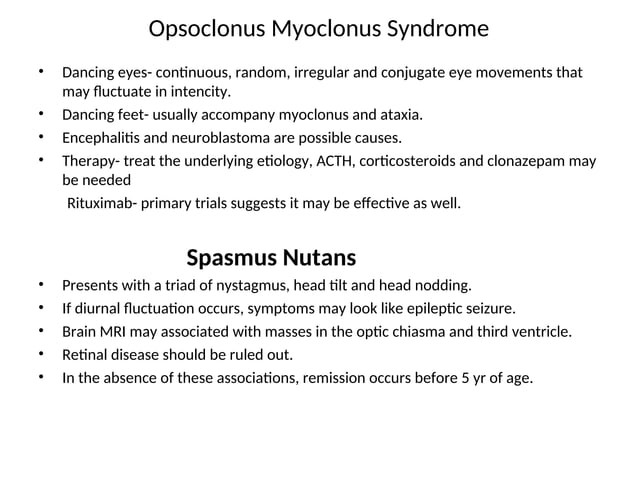 Approach to a child with acute ataxia ppt | PPT