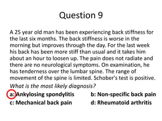 Acute back pain | PPTX