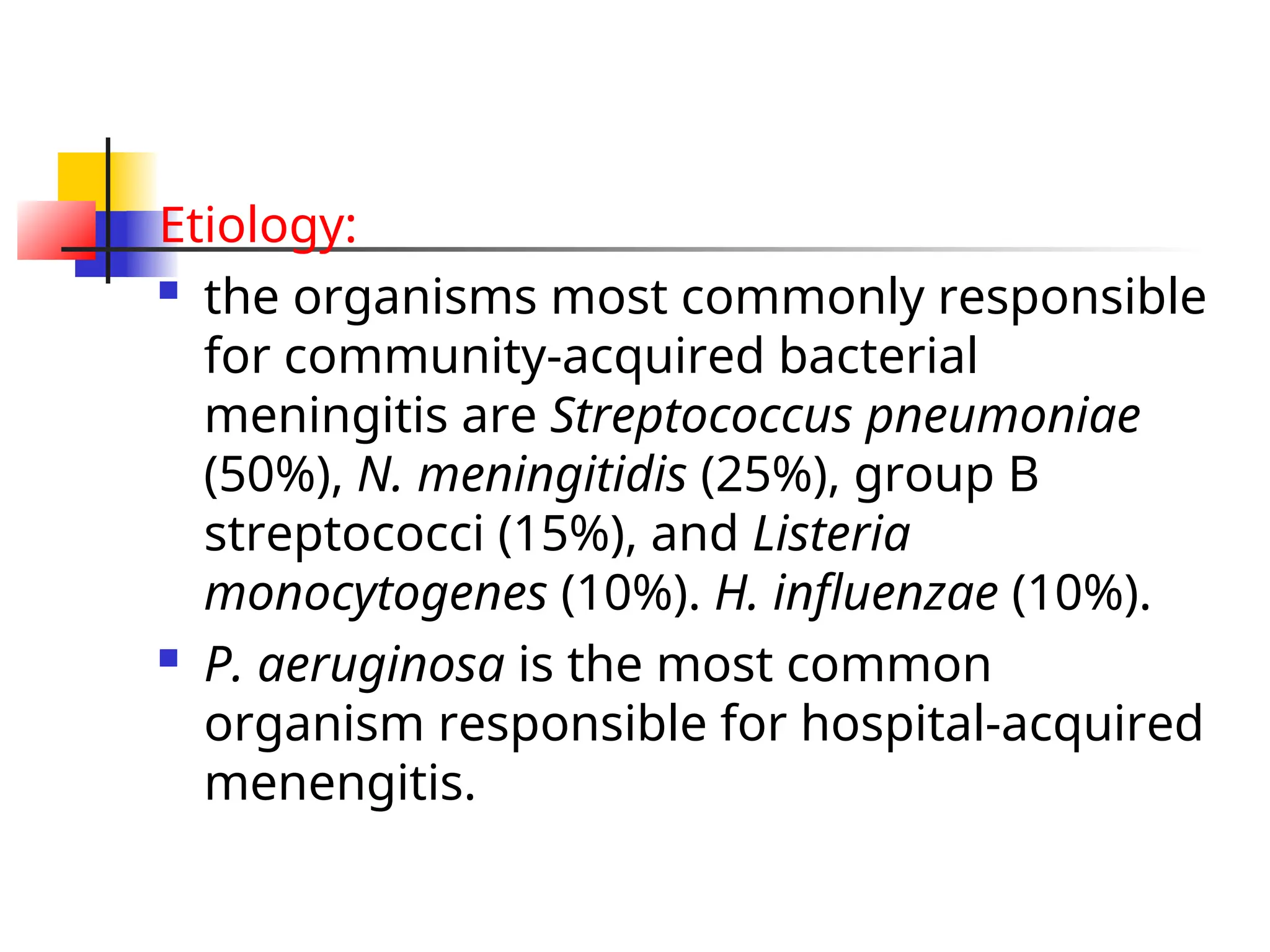 Acute Bacterial Meni gitis in Infants and Children .PPT