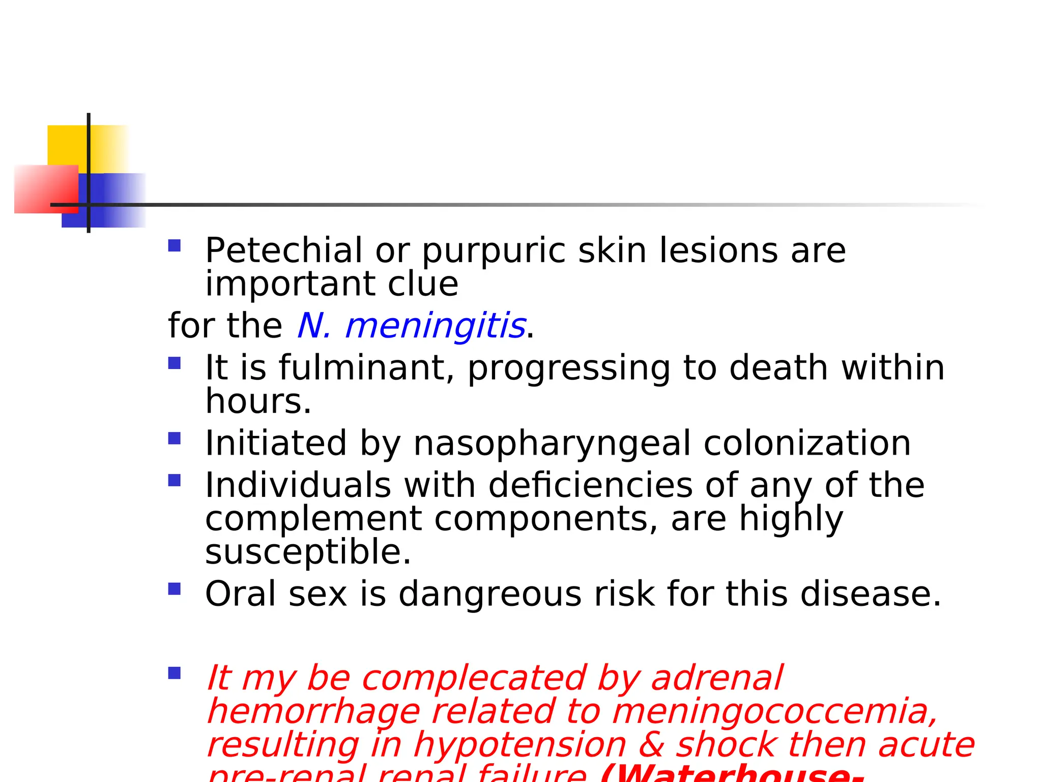 Acute Bacterial Meni gitis in Infants and Children .PPT