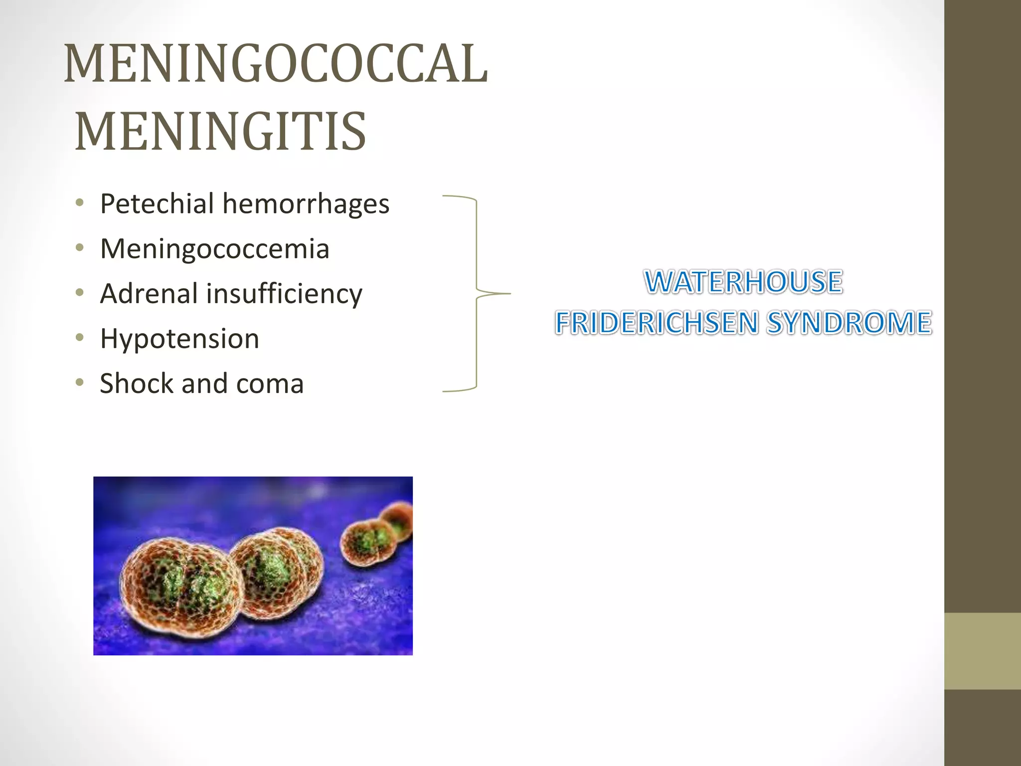 Acute bacterial meningitis - clinical presentation | PPTX