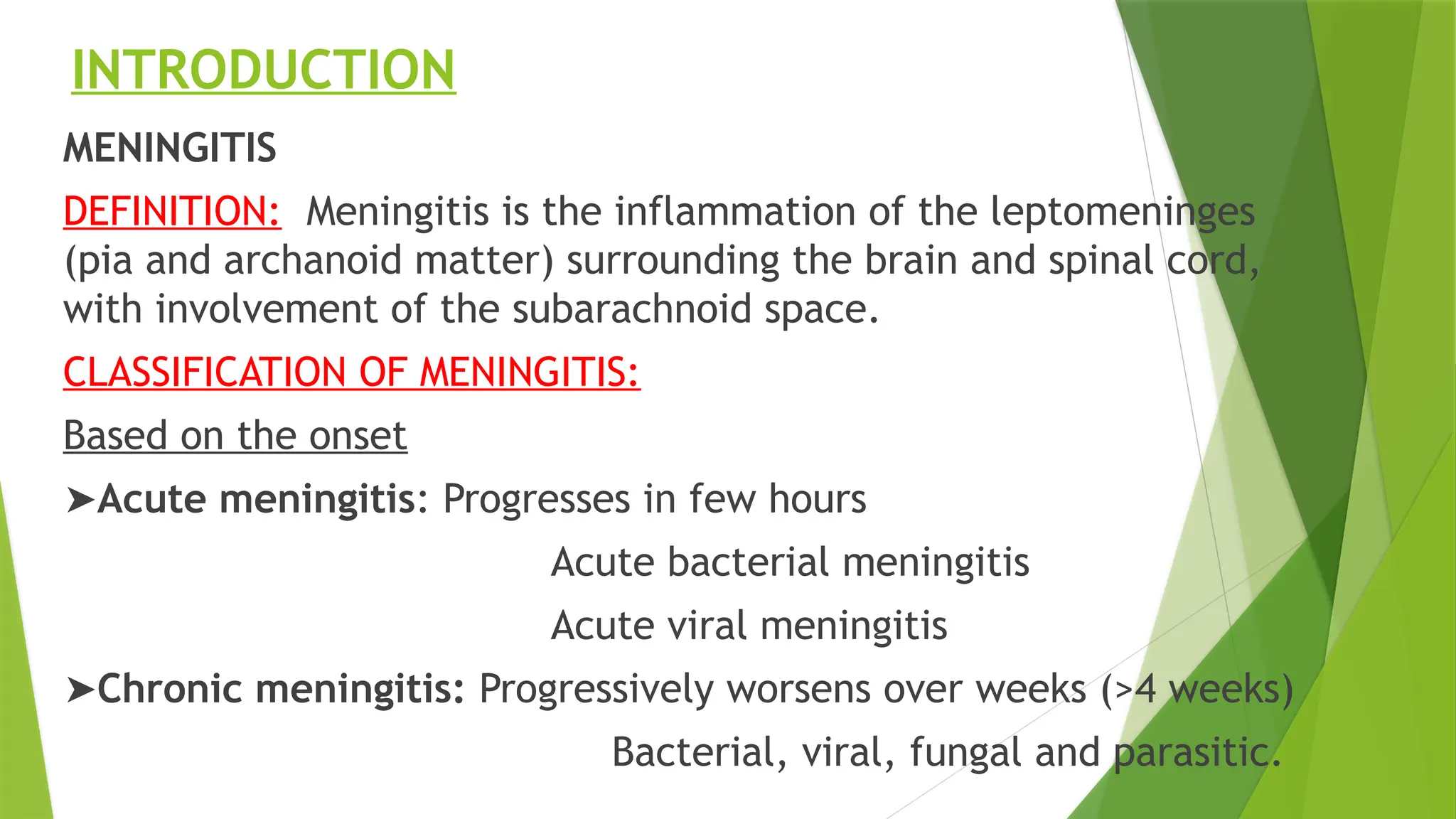 ACUTE BACTERIAL MENINGITIS FOR MICROBIOLOGY | PPTX
