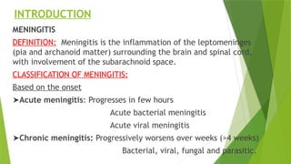 ACUTE BACTERIAL MENINGITIS FOR MICROBIOLOGY | PPT