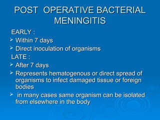 ACUTE BACTERIAL MENINGITIS AND ANTI MICROBIALS.ppt | Free Download