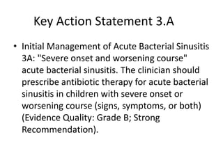 Acute bacterial sinusitis | PPTX