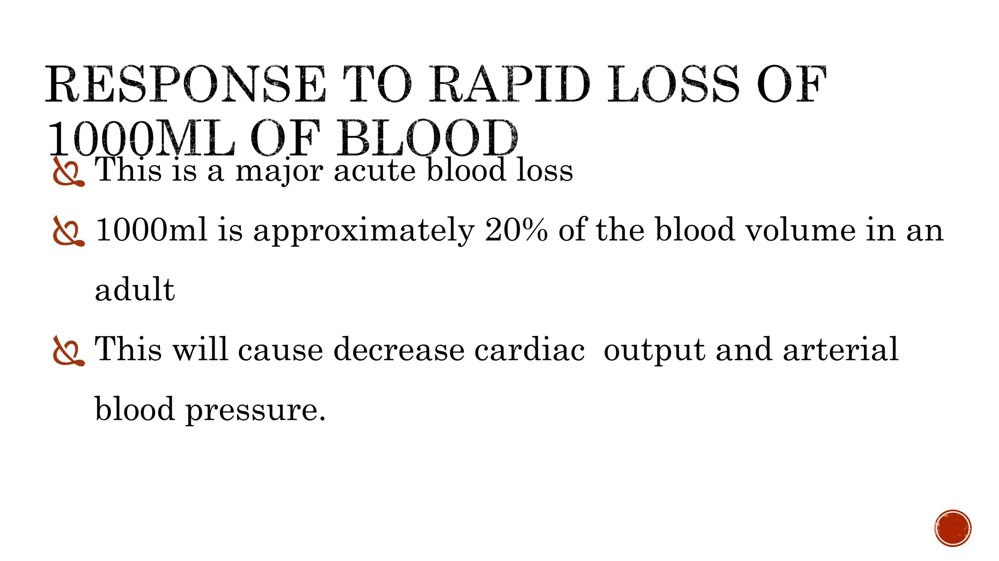 PERIOPERATIVE ACUTE BLOOD LOSS PRESENTATION | PPT