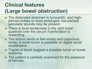 Acute bowel obstuction (lecture mogilevec e.v) | PDF