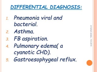 Acute bronchiolitis | PPTX | Lung and Respiratory Health | Diseases and ...