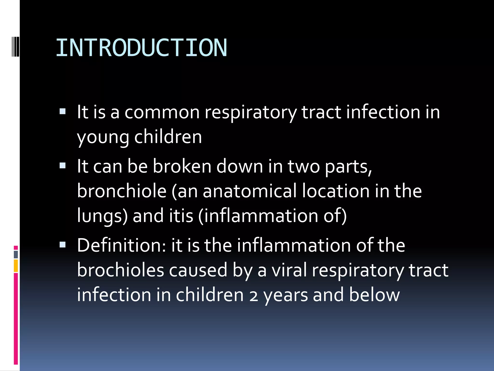 Acute bronchiolitis | PPTX