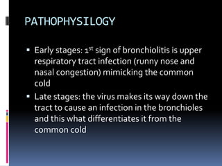 Acute bronchiolitis | PPTX
