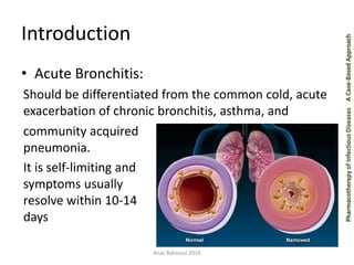 Acute bronchitis | PPTX
