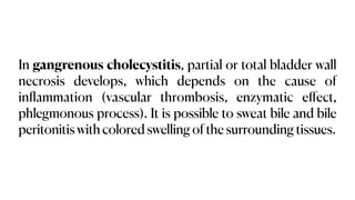 Acute calculosis cholecystitis in general medicine | PDF