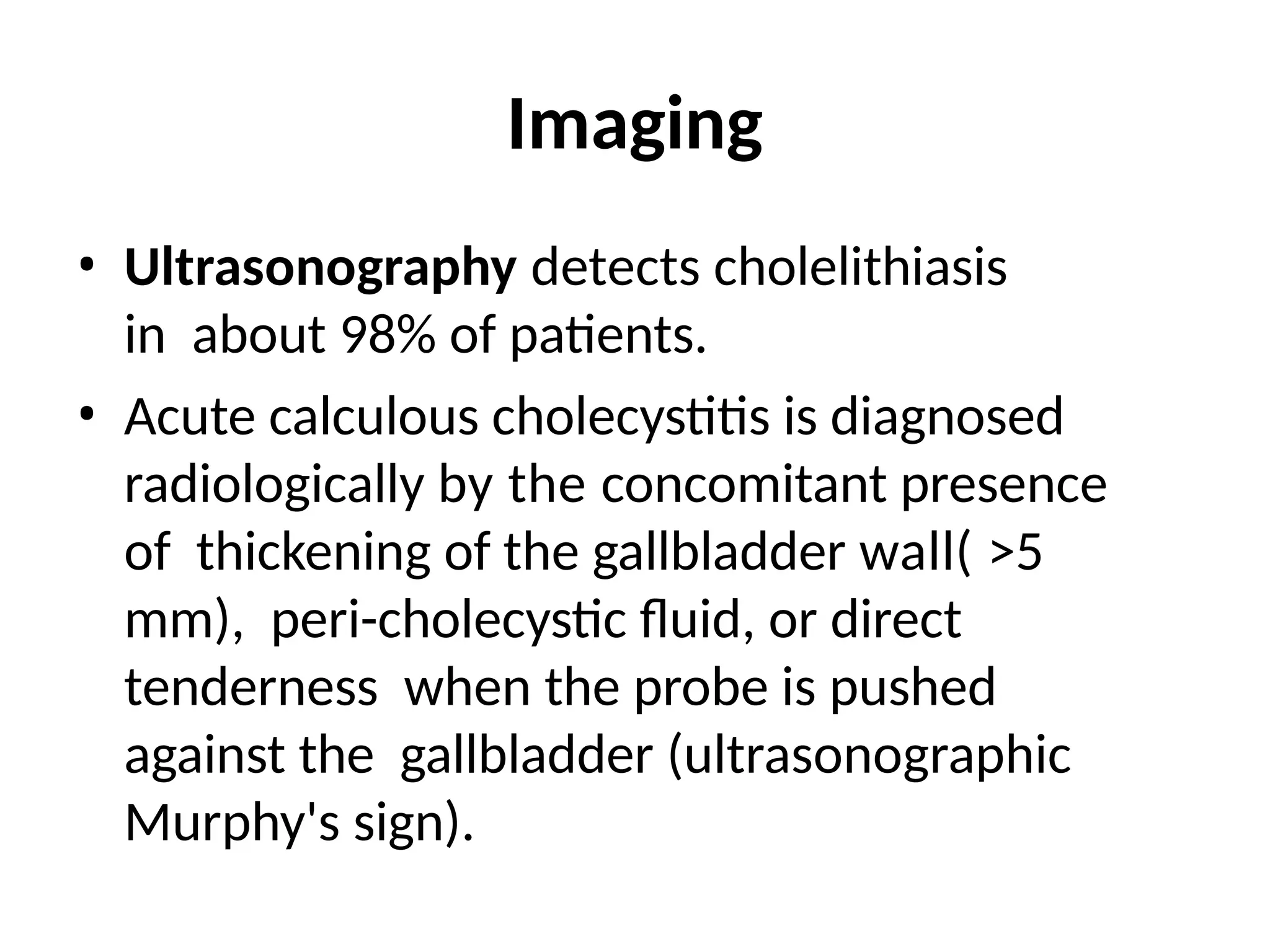 acute calculous cholecystitis, its pathogenesis and management | PPTX