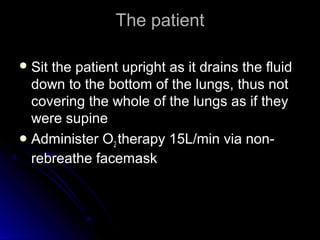 Acute Cardiogenic Pulmonary Oedema - (ACPO) | PPT